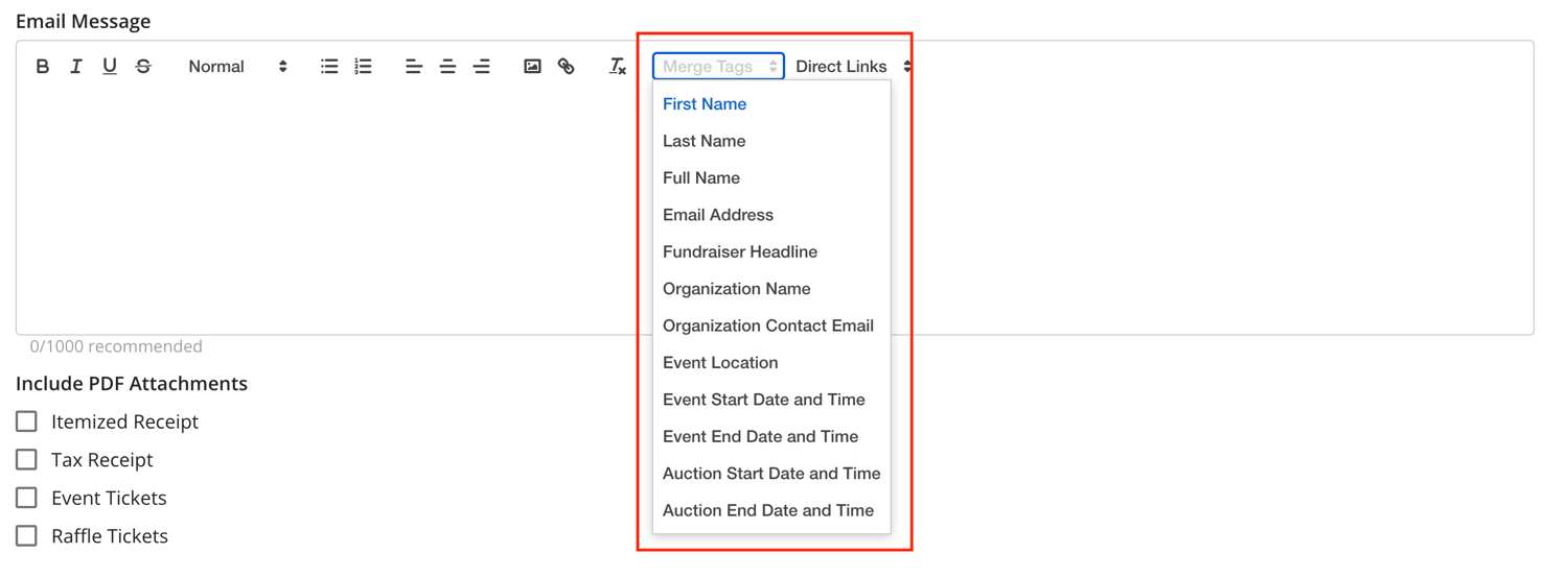 How to Use Merge Tags and Direct Links in Trellis Messaging